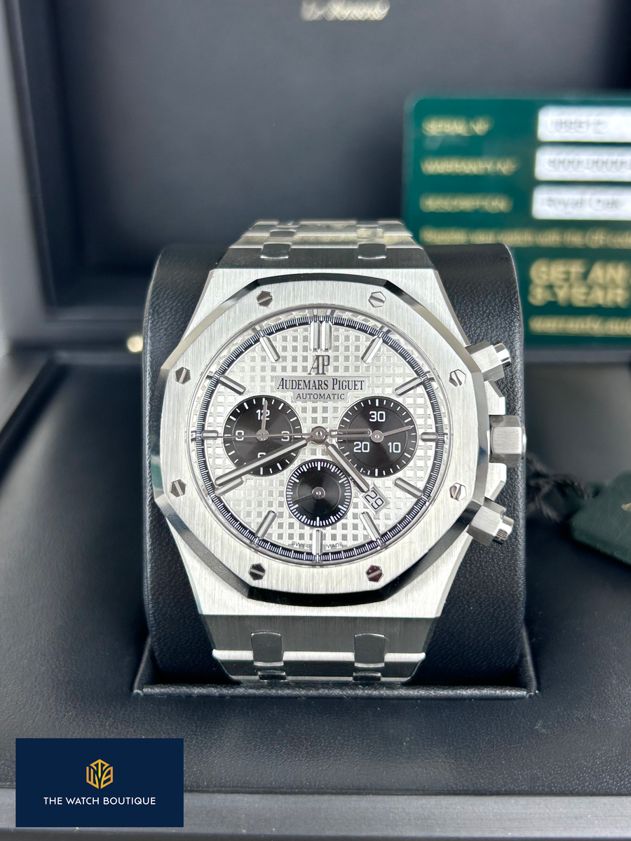 Audemars Piguet - Royal Oak Chronograph - 26331ST- Silver - Steel - 20 ...